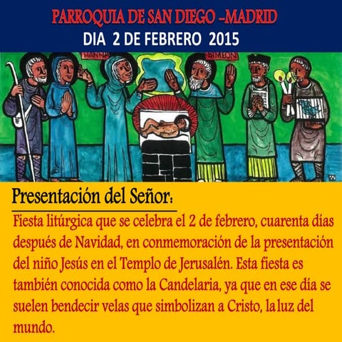 01. la candelaria. dia 2 de febrero del 2015 | PPSX