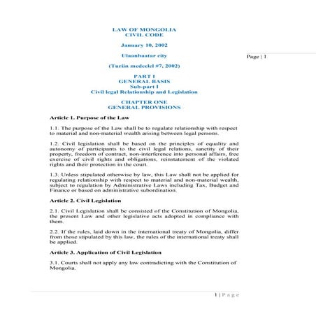 01.10.2002, LAW, Civil Code | PDF