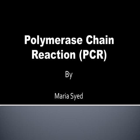 01. pcr and qpcr2 | PPT