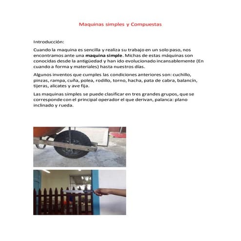 01.máquinas simples grado 8 | DOCX