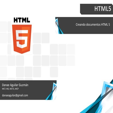 01. Creando documentos HTML5 | PDF