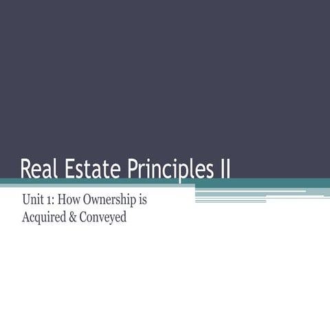 Real estate | PPT
