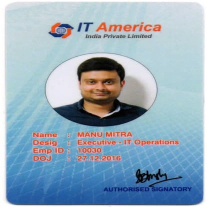 IT America Id Card | PDF