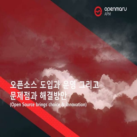 오픈소스 Sw 도입과 운영 방안 독점 소프트웨어와의 차이점 Ppt