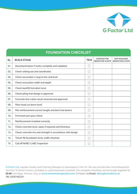 Airing Cupboard Checklist | PDF