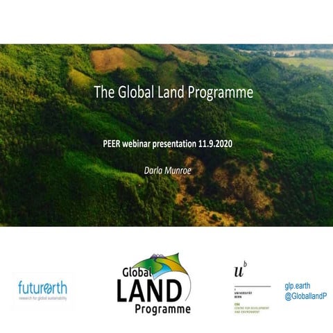 The Global Land Programme | PPTX | Geography | Science
