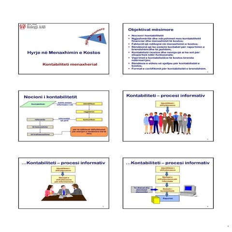 01 hyrje në menaxhimin e kostos ppt | PDF