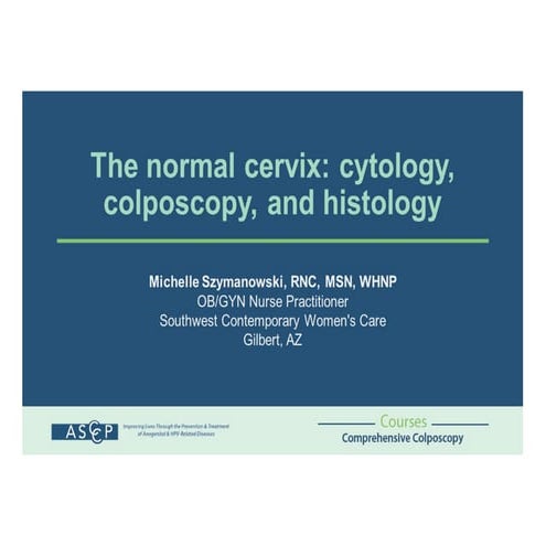 01. the normal cervix | PDF