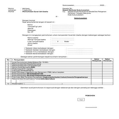 01. izin usaha | DOC