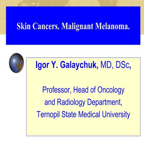Skin cancers | PPTX