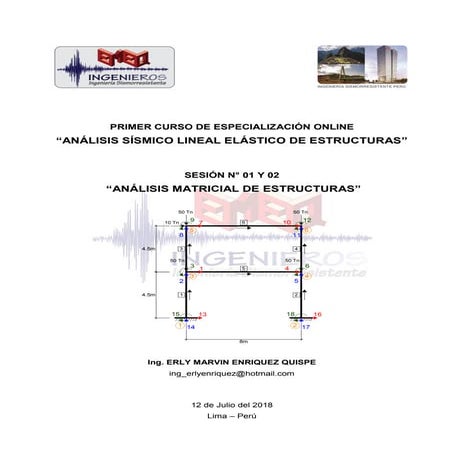 TEORIA DE ESTRUCTURAS II - MARCOS RIGIDOS | PPT