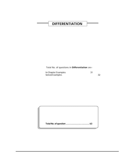 Differentiation | PPT