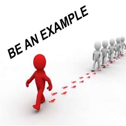 be an example | PPTX
