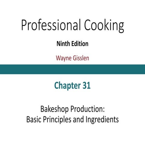 01. Bakeshop ingredient (1)profesional cooking.pptx | Chemistry | Science