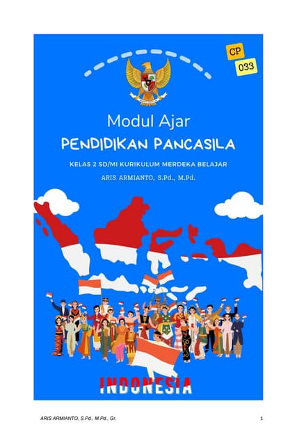MODUL PEMBELAJARAN DEEP LEARNING PENDIDIKAN PANCASILA KELAS 4 REVISI TERBARU CP 032 KURIKULUM ...