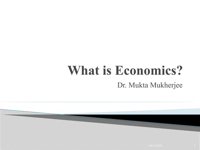 Introduction to Economics | PPTX
