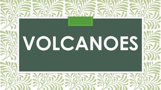 SCIENCE-9-Q3-VOLCANO-Parts and types including definitions and examples ...
