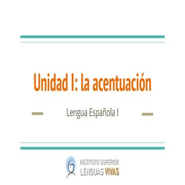Acentuación | PDF