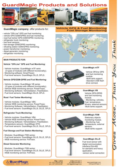 GuardMagic Universal Monitoring Platform, general structure | PDF