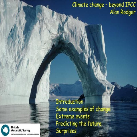 Prof Alan Rodger - The Latest Evidence on Climate Change, Beyond IPCC | PDF