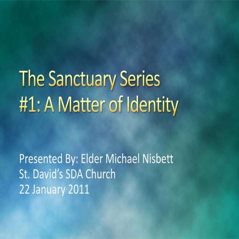 A Matter of Identity | PPTX