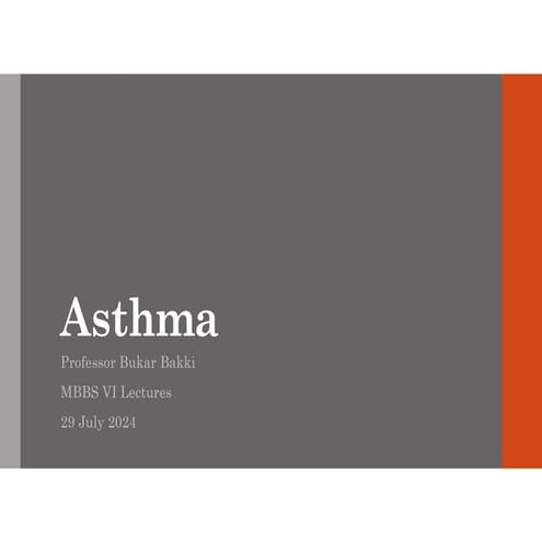Comprehensive Overview of Asthma and Tuberculosis in Respiratory ...