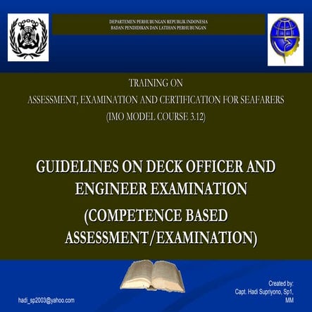 CBA Assesment Guidelines | PPT