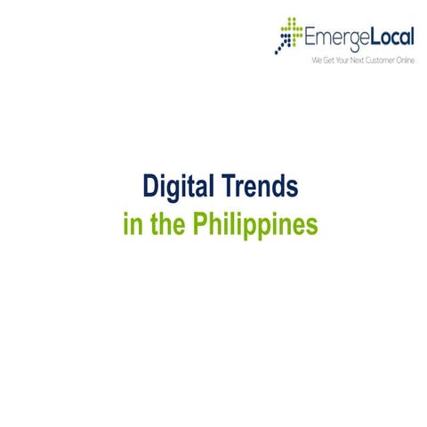 Digital Trends in the Philippines | PPTX