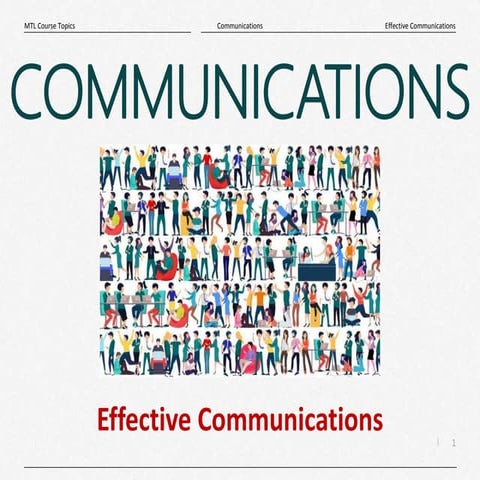 Effective Communications | PPTX