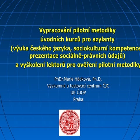 01 hadkova-chcr-ejp | PPT