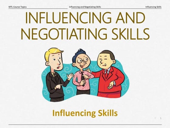 Influencing skills | PPT