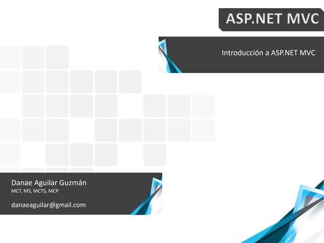 Aspnet Mvc Introducción A Aspnet Mvc Ppt 7618