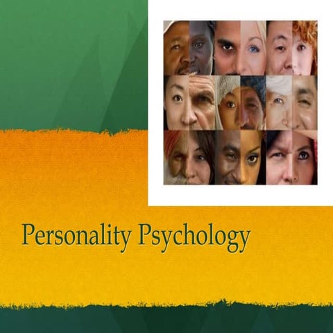 2012 - 01intro to personality psychology | PPTX