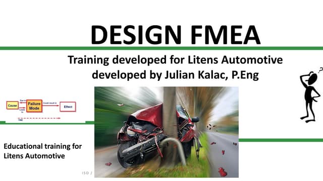 PPT ON DESIGN FAILURE MODE AND EFFECT ANALYSIS (DFMEA) | PDF