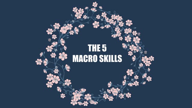THE 5 MACRO SKILLS.pptx