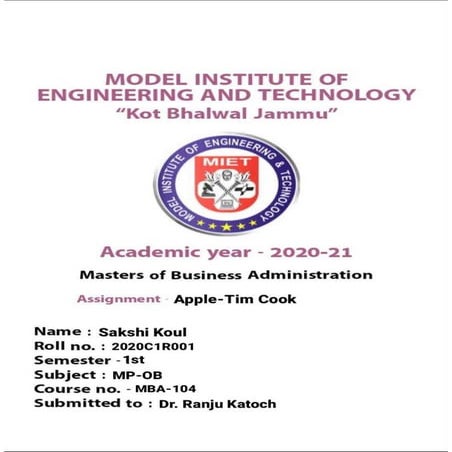 apple-tim cook | PDF