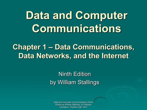 Computer communications and networks | PPT
