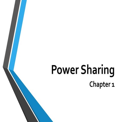 Power Sharing class 10 digraj singh rajput sir | PDF