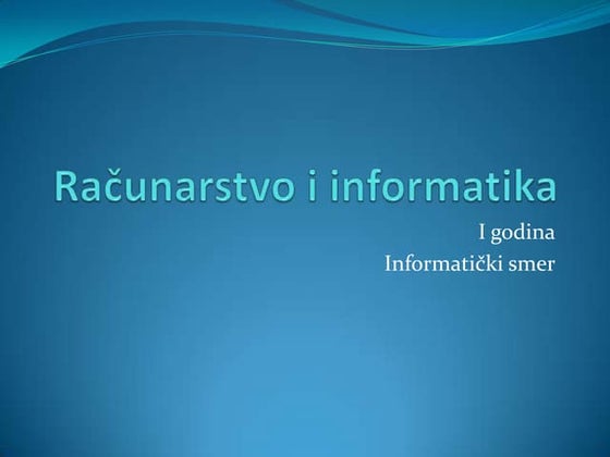 0 uvod-ra unarstvo-i-informatika | PPS