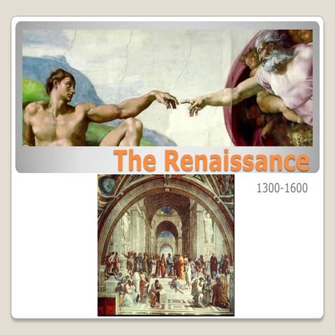01. Renaissance and Reformation 1300-1600 | PPTX