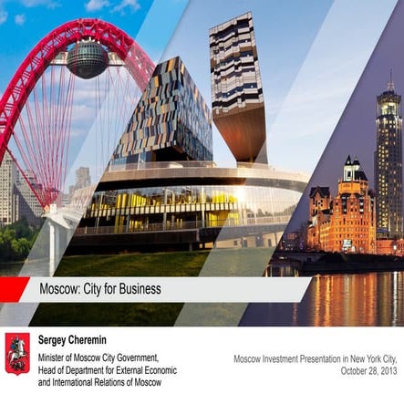 RFNY2013: Invest In Moscow - City For Business | PDF