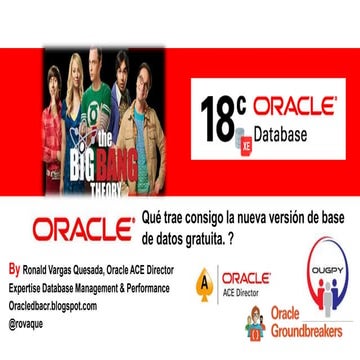 Oracle Database XE 18c | PPTX