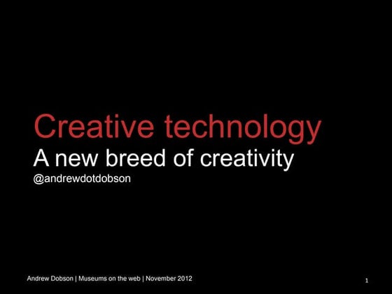 Creative Technology Design | PPTX