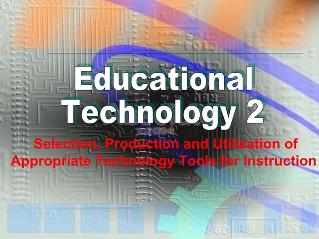 Evolution of educational technology | PPT
