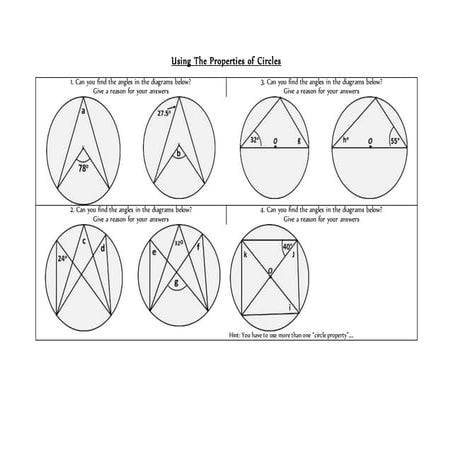 01 using circle properties | PPT