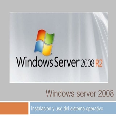 Windows Server 2008 - Versiones, instalación y uso básico | ODP