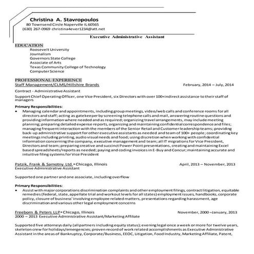 Fred Rios resume | DOCX