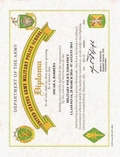 Military OC Spray Certification | PDF
