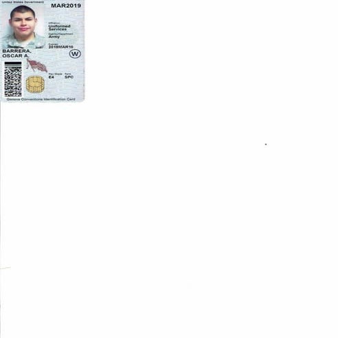 U.S. Army Military ID | PDF
