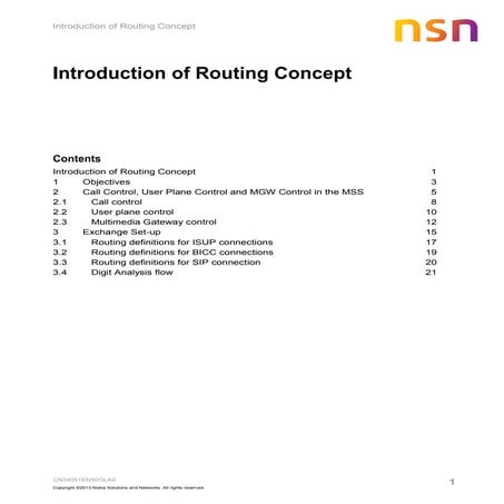Routing concept | PDF